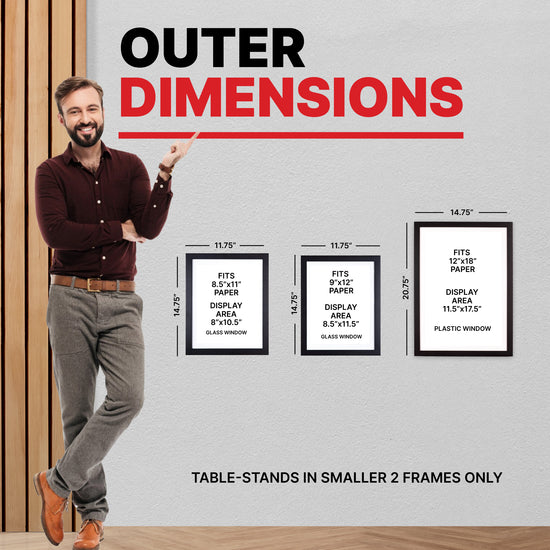 Front-Open Easy Change Art Gallery Set of 3 by Dynamic Frames ...